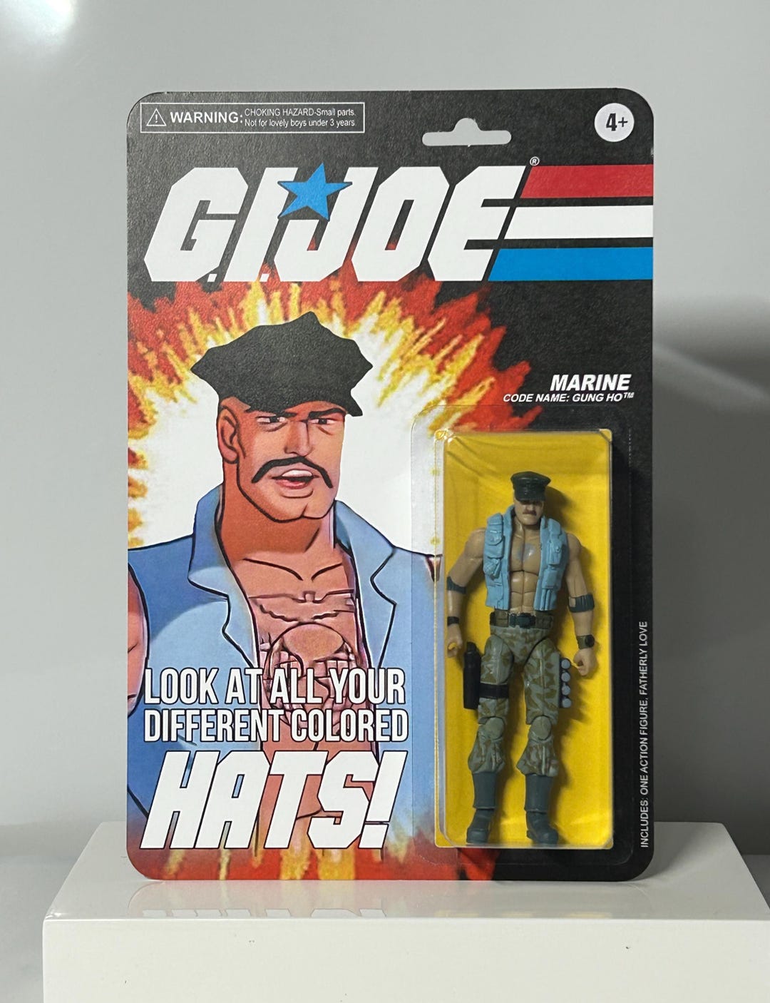 GI Joe Gung Ho Different Colored Hats PSA Parody Custom Action Figure ...