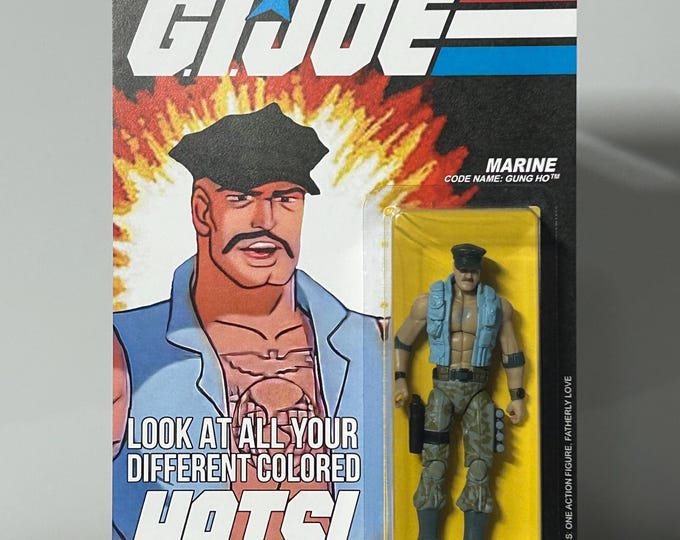 GI Joe Gung Ho Custom Action Figure: PSA Parody, Bootleg ARAH - Etsy