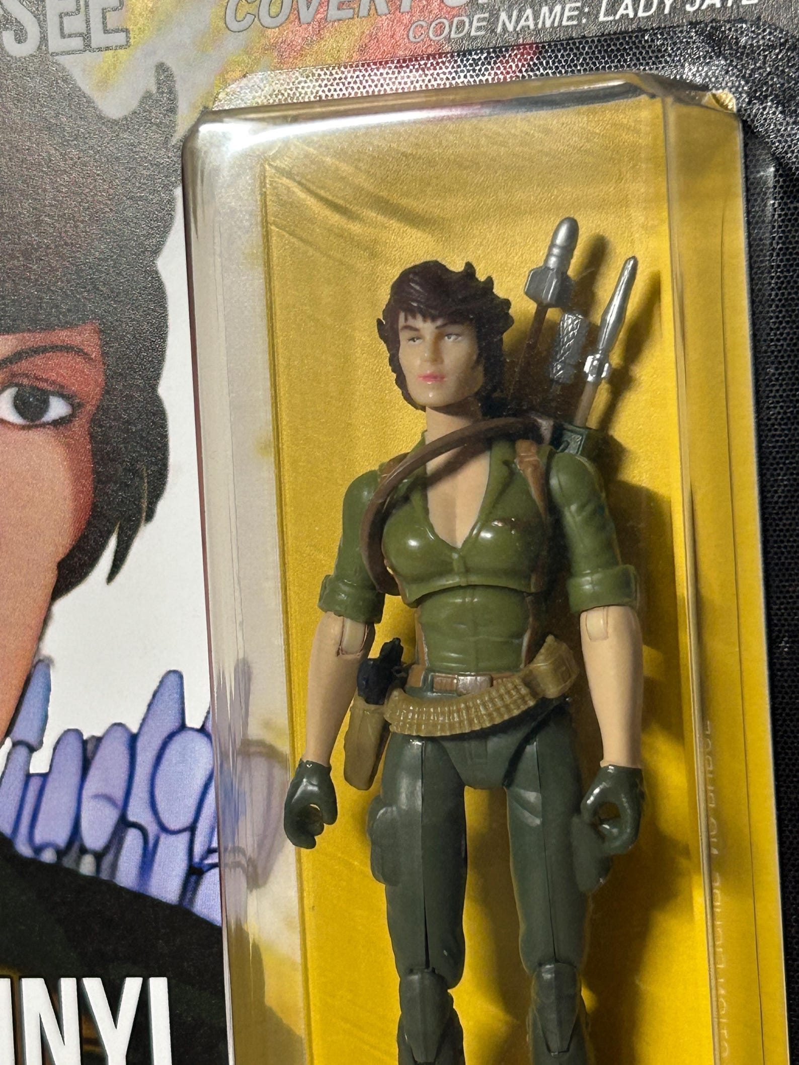 GI Joe Lady Jaye Custom Action Figure: PSA Parody, Bootleg ARAH - Etsy