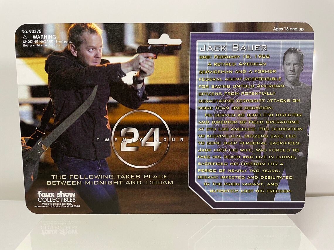 Jack Bauer From 24 One-off Custom TV Show Action Figure Kiefer - Etsy