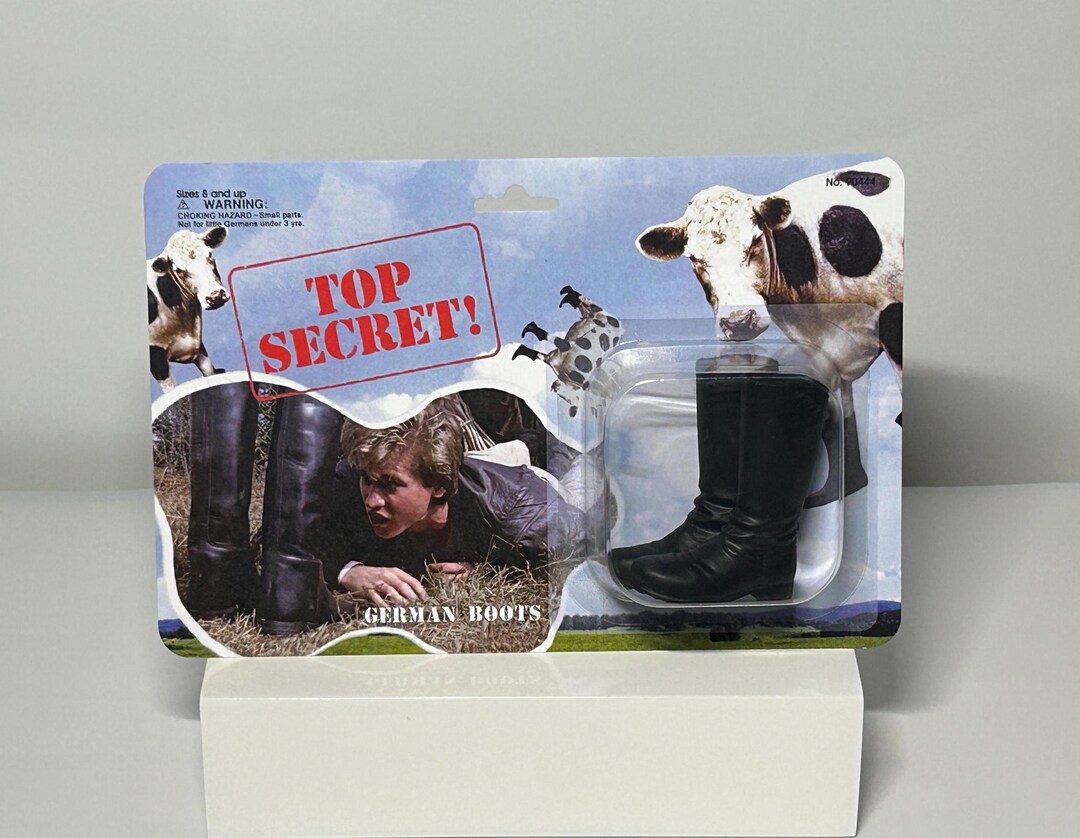 Top Secret! German Boots Bootleg Accessory on Two-sided Card - Zucker ...