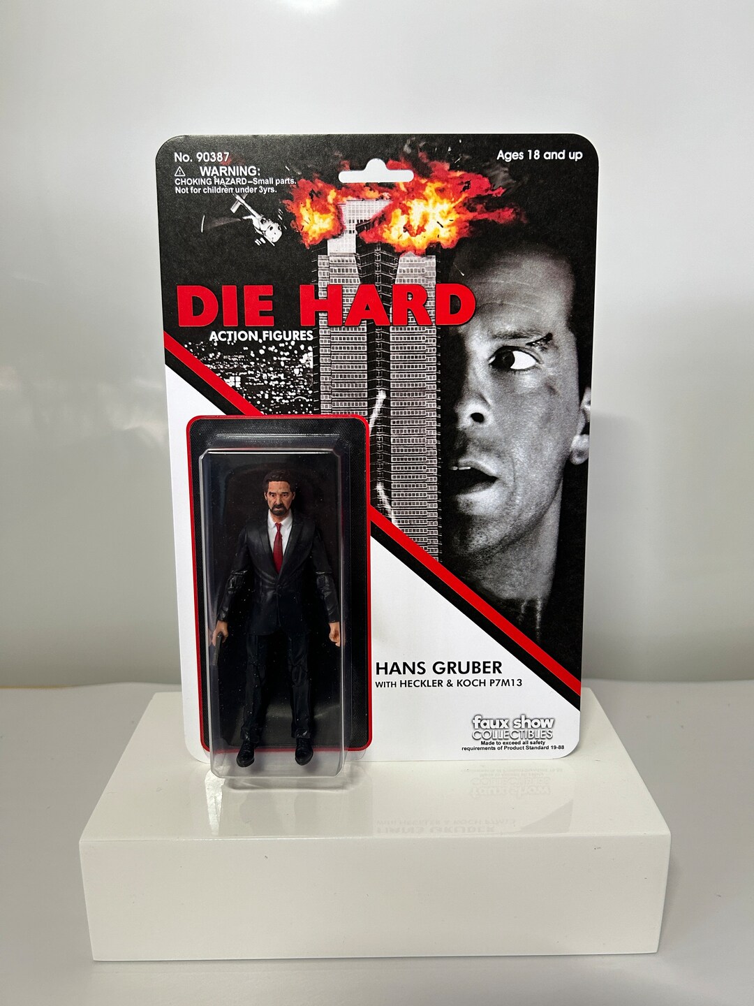 DIE HARD Movie Custom Action Figure of Hans Gruber Bootleg Alan Rickman ...