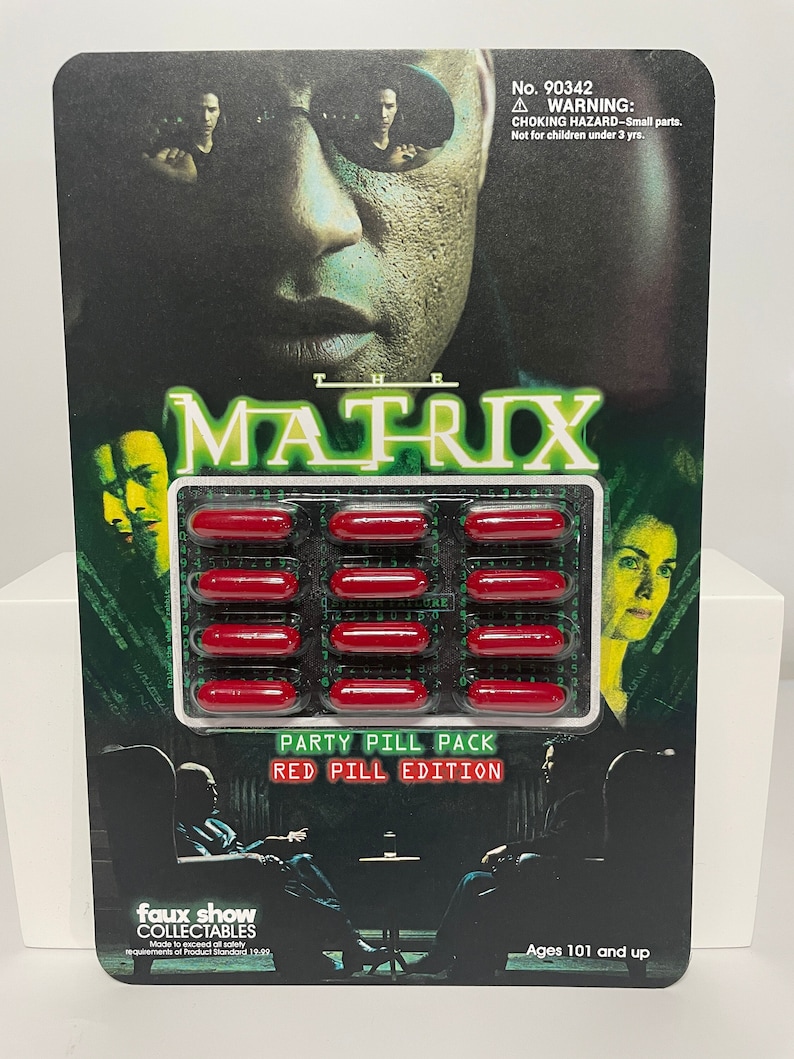 The Matrix Red Pill Blue Pill Party Pack: Sci-fi Collectible - Etsy