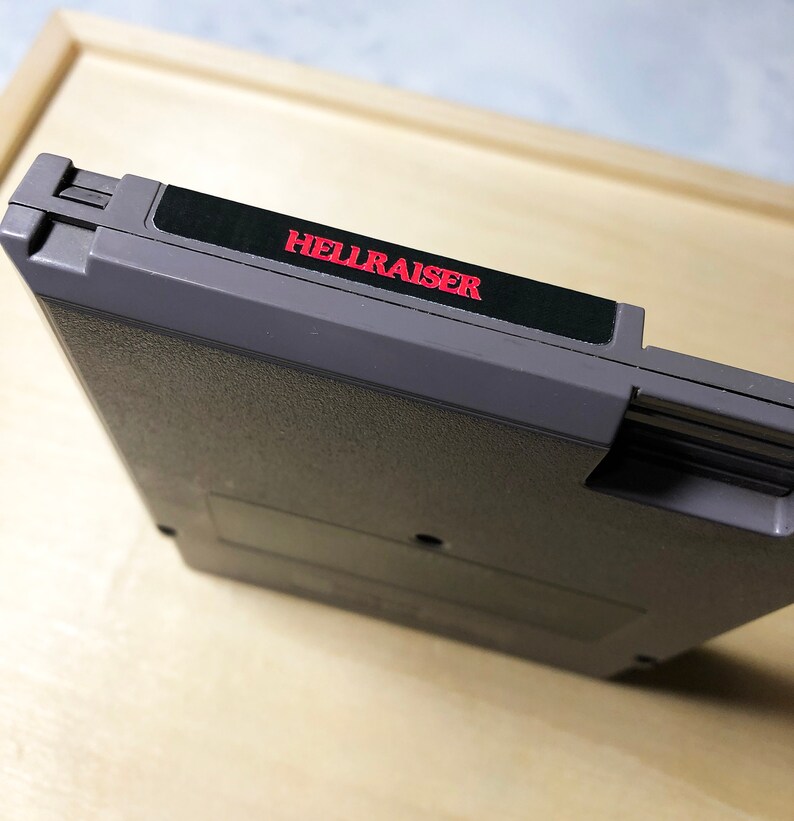 NES Hellraiser Nintendo Custom Video Game Cartridge Front - Etsy UK