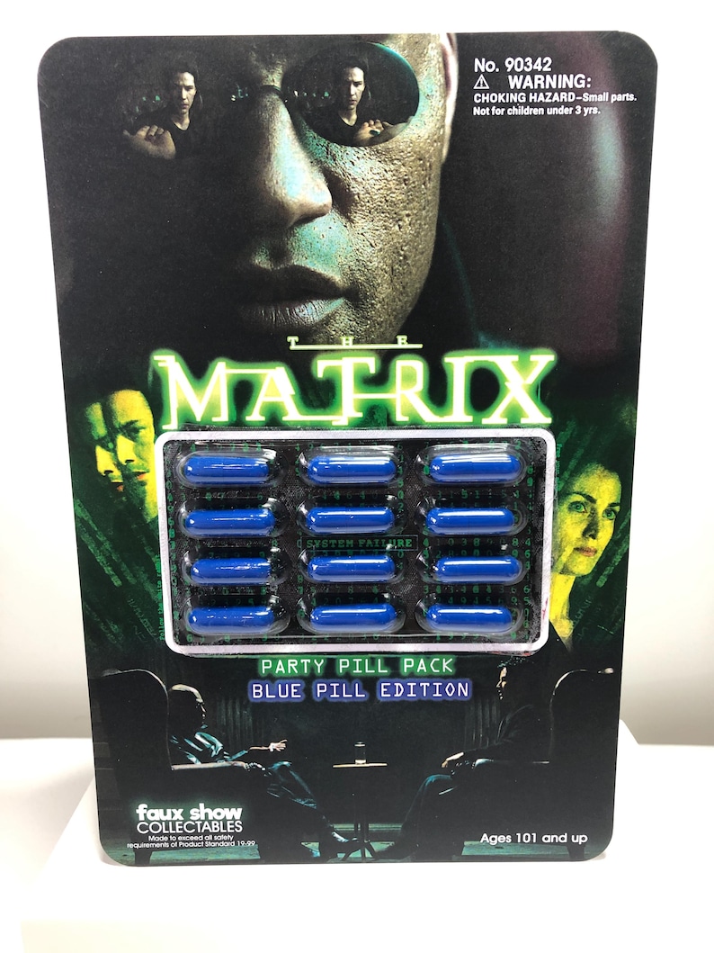 The Matrix Red Pill Blue Pill Party Pack: Sci-fi Collectible - Etsy ...