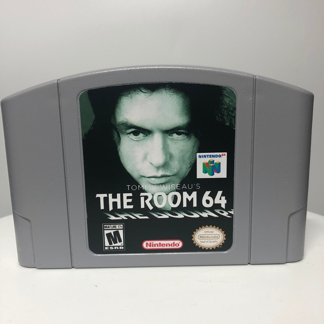 N64 the Room Nintendo 64 Custom Video Game Cartridge Front AND Back ...