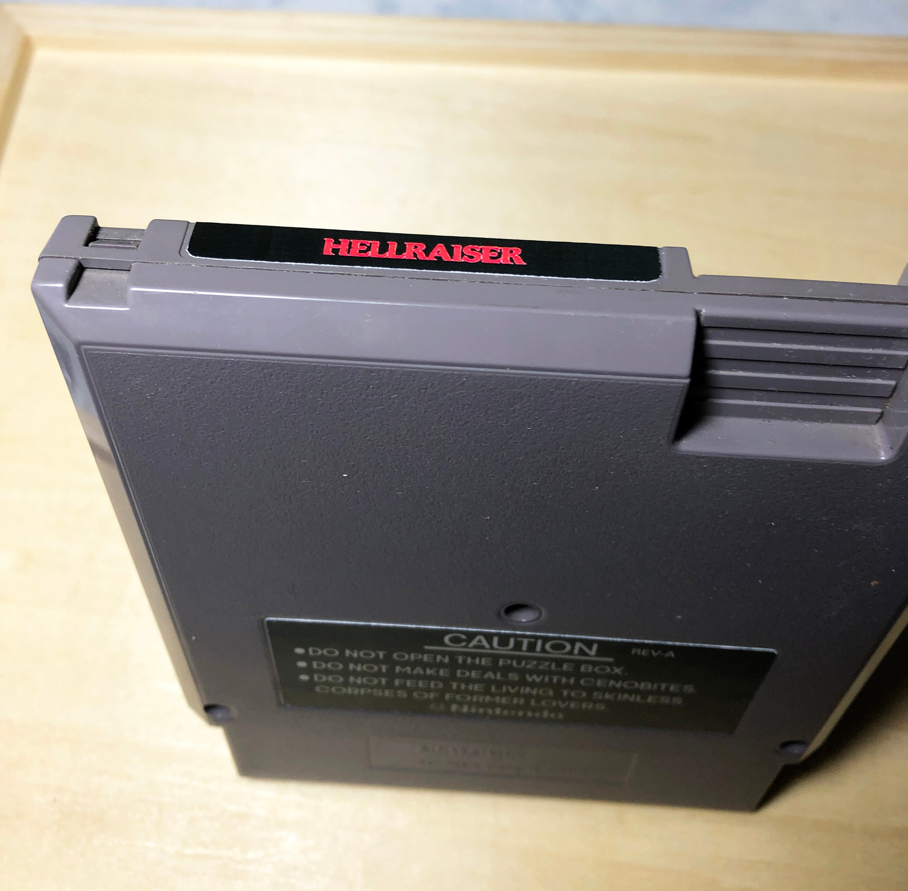 NES Hellraiser Nintendo Custom Video Game Cartridge Front - Etsy UK