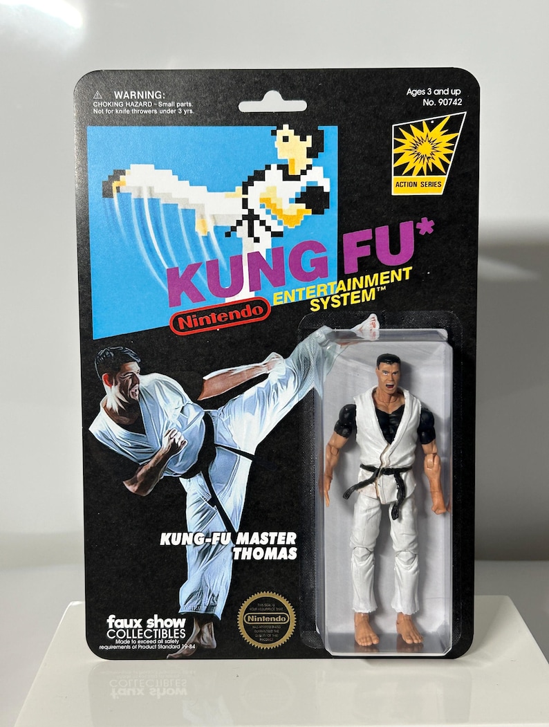Kung Fu Master Thomas Action Figure: NES Nintendo Collectible - Etsy