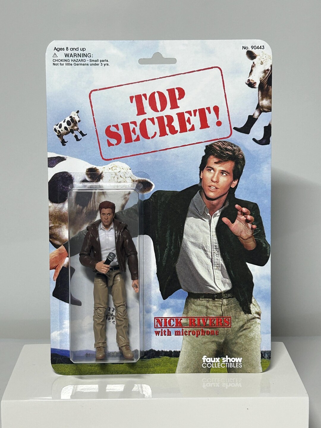 Top Secret! Nick Rivers Custom One-off Action Figure on Two-sided Card ...