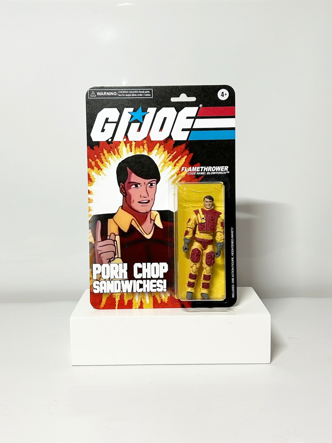 GI Joe Blowtorch Custom Action Figure: Pork Chop Sandwiches PSA Parody ...