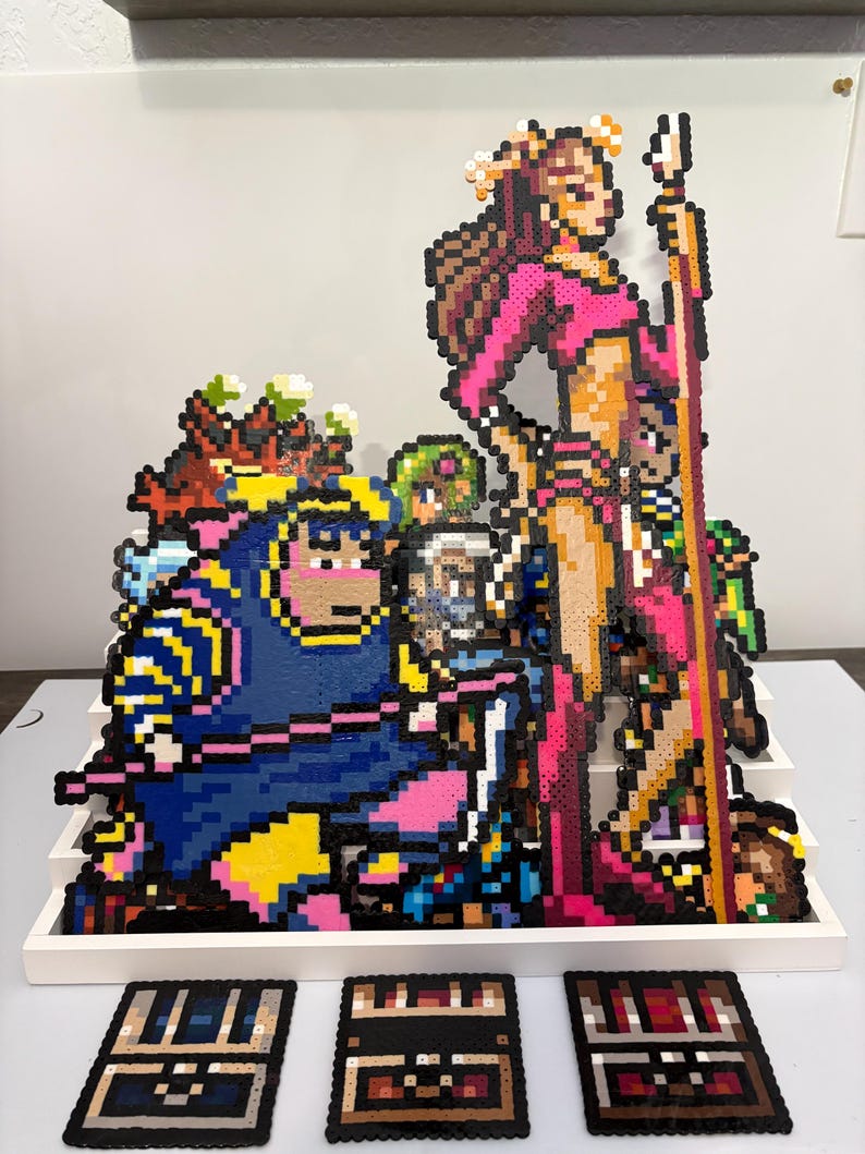 Final Fantasy IV Perler Bead Set – SNES Pixel Art, Magus Sisters - Etsy