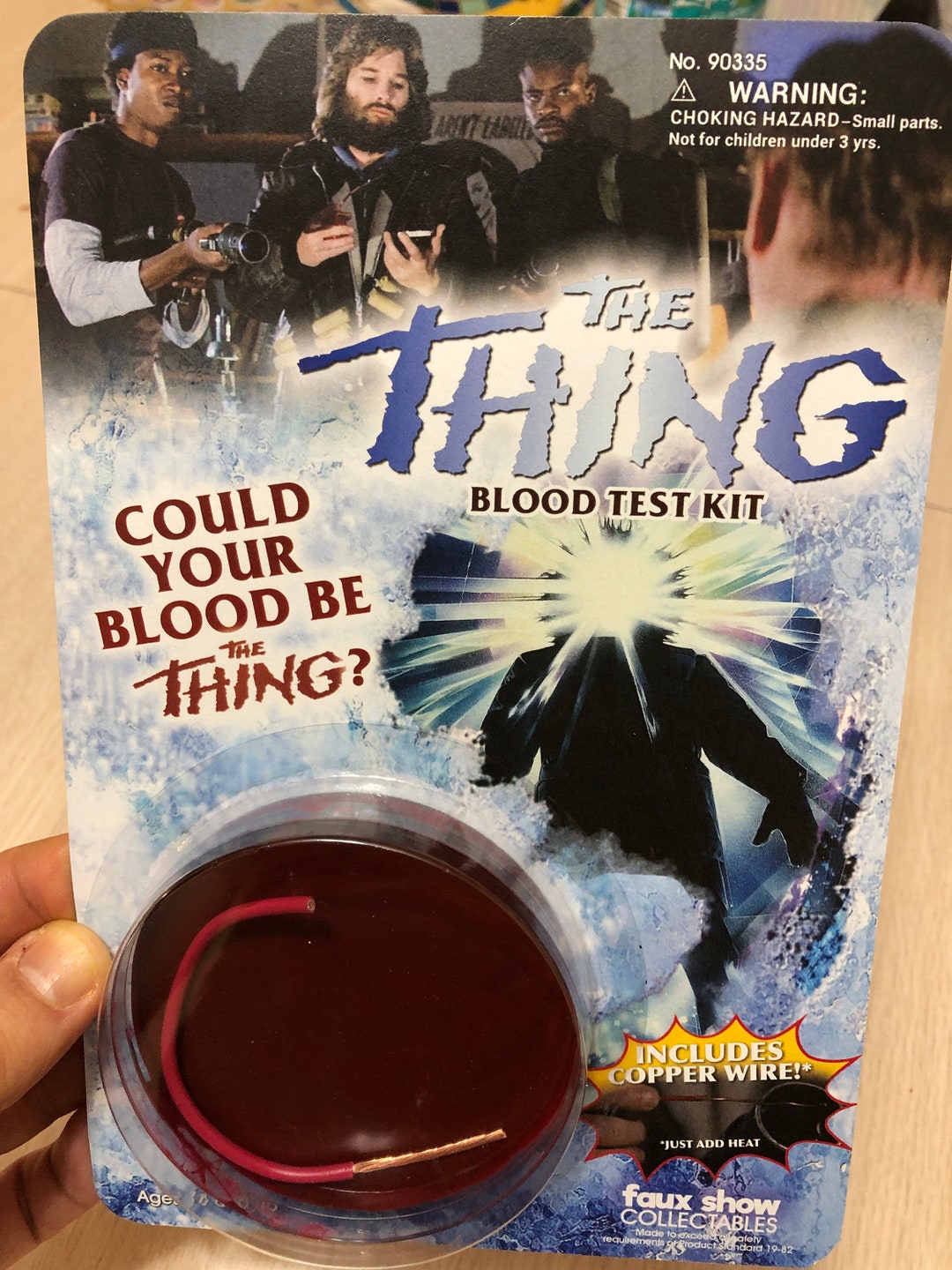 The Thing Blood Test Kit 80's Horror John Carpenter Movie Custom ...