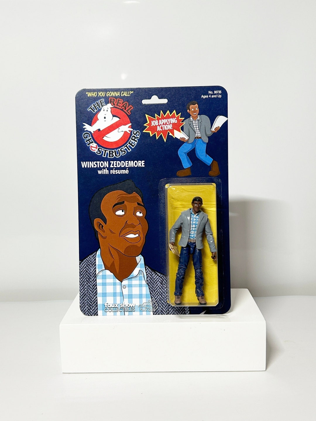 The Real Ghostbusters Cartoon Custom Action Figure of Winston Zeddemore ...