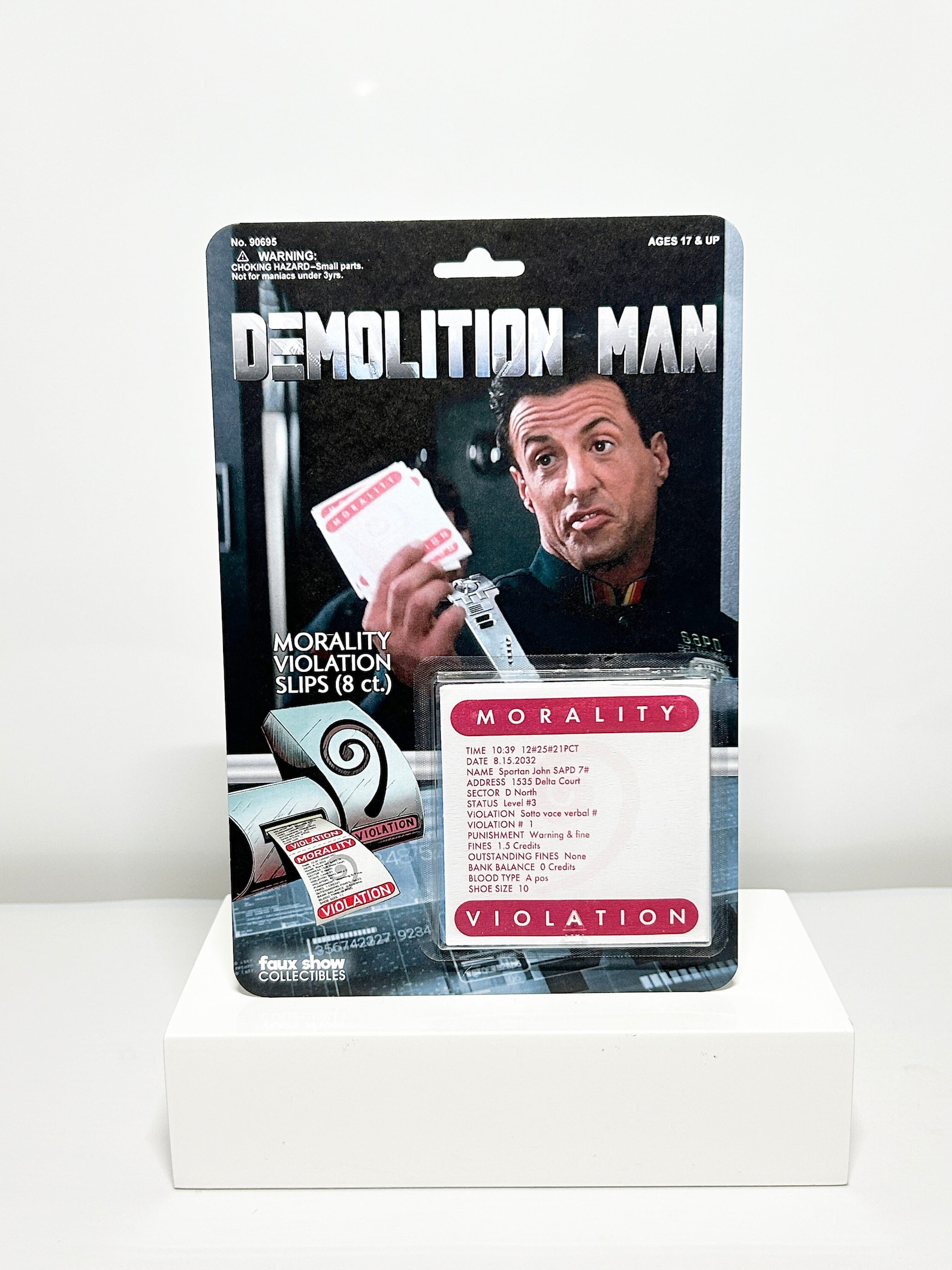 Demolition Man Morality Violation Slips: 90s Movie Collectible - Etsy