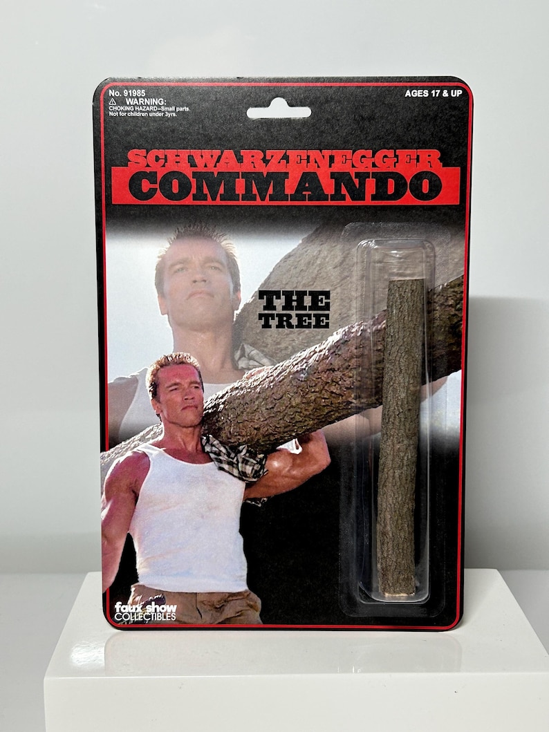 Commando "the Tree" Collectible – Arnold Schwarzenegger 80s Bootleg Toy ...