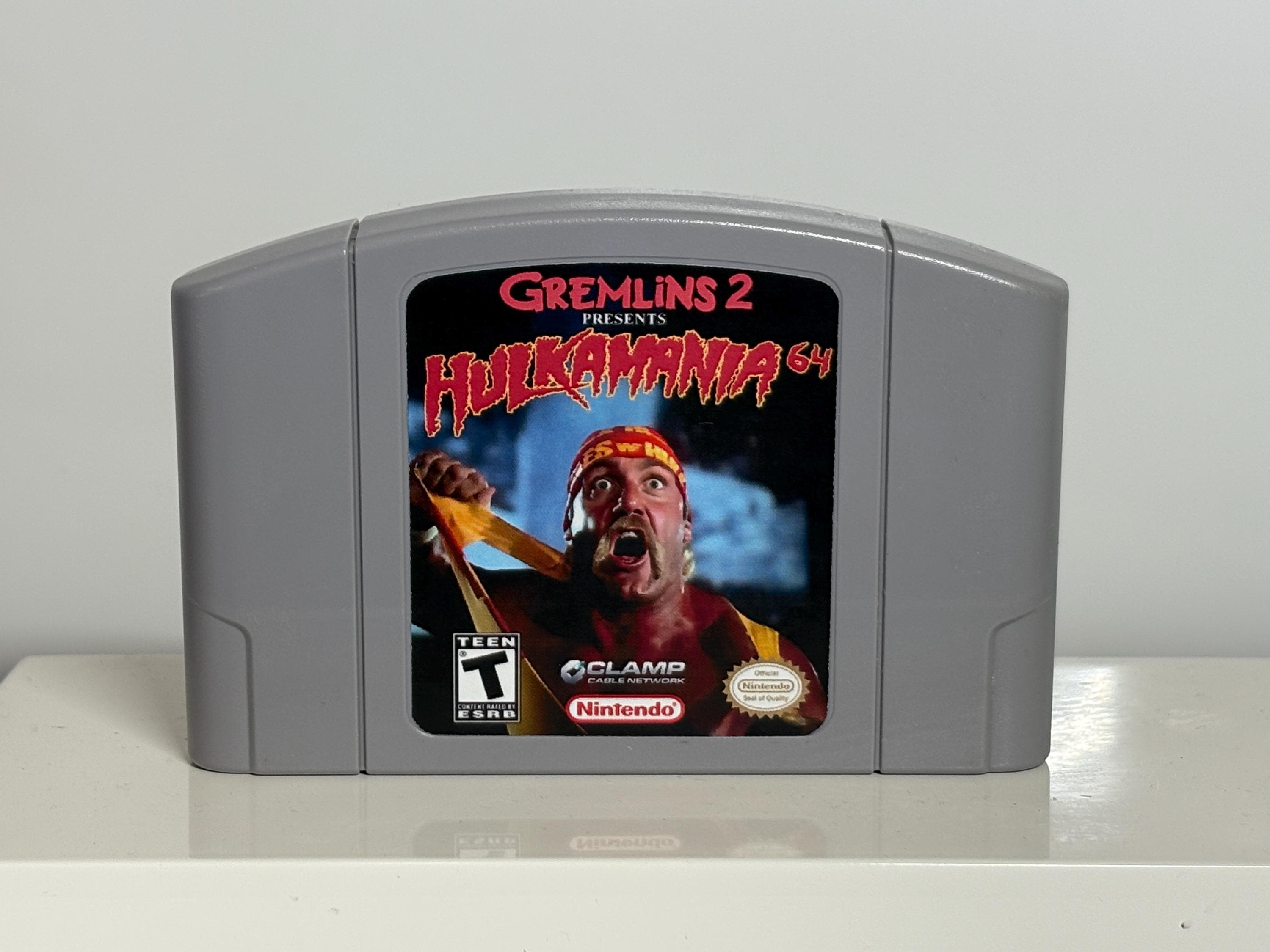 Hulk Hogan N64 Parody: Gremlins 2 Custom Video Game Cartridge - Etsy