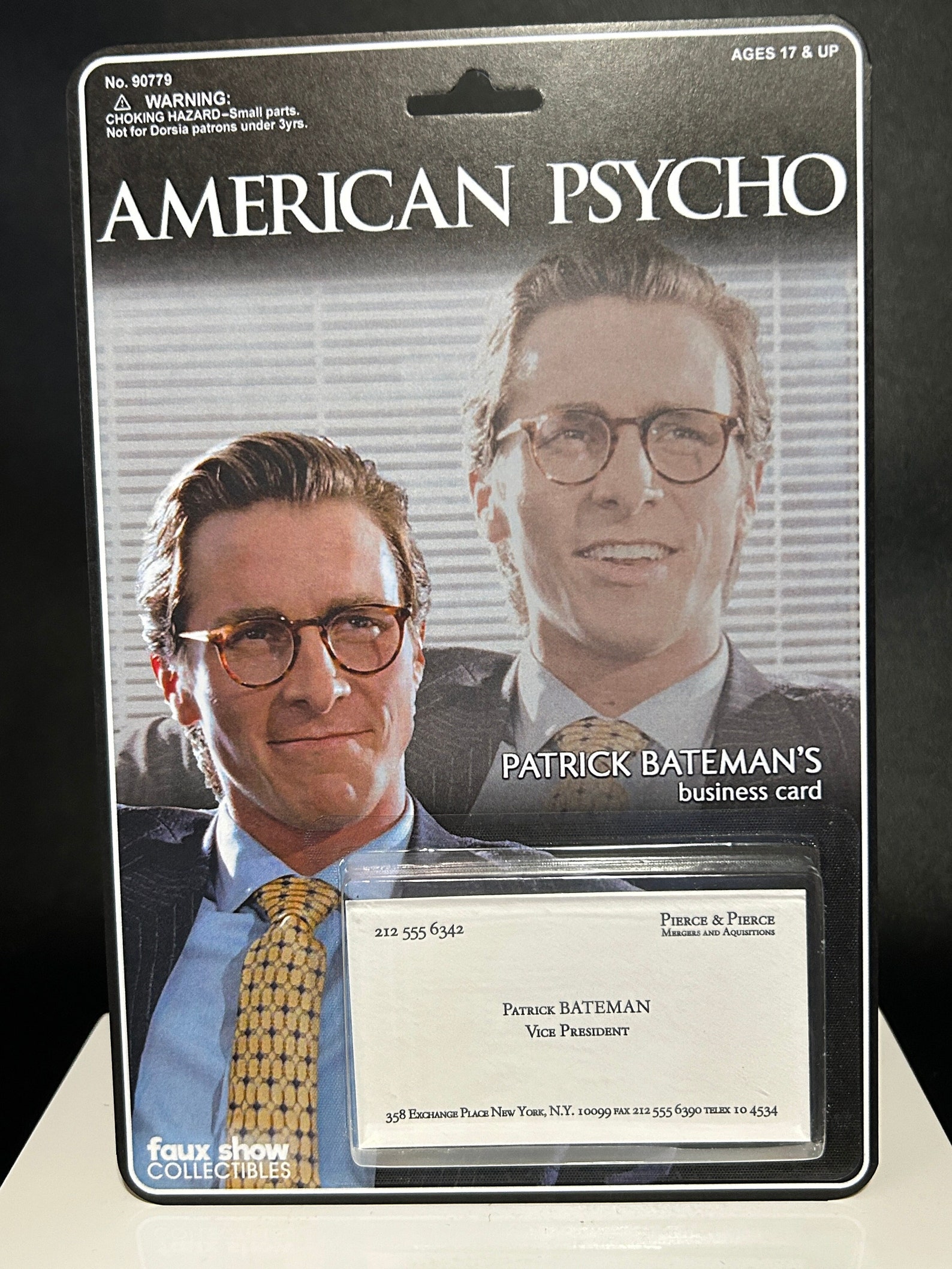 American Psycho Business Cards: Patrick Bateman or Paul Allen ...