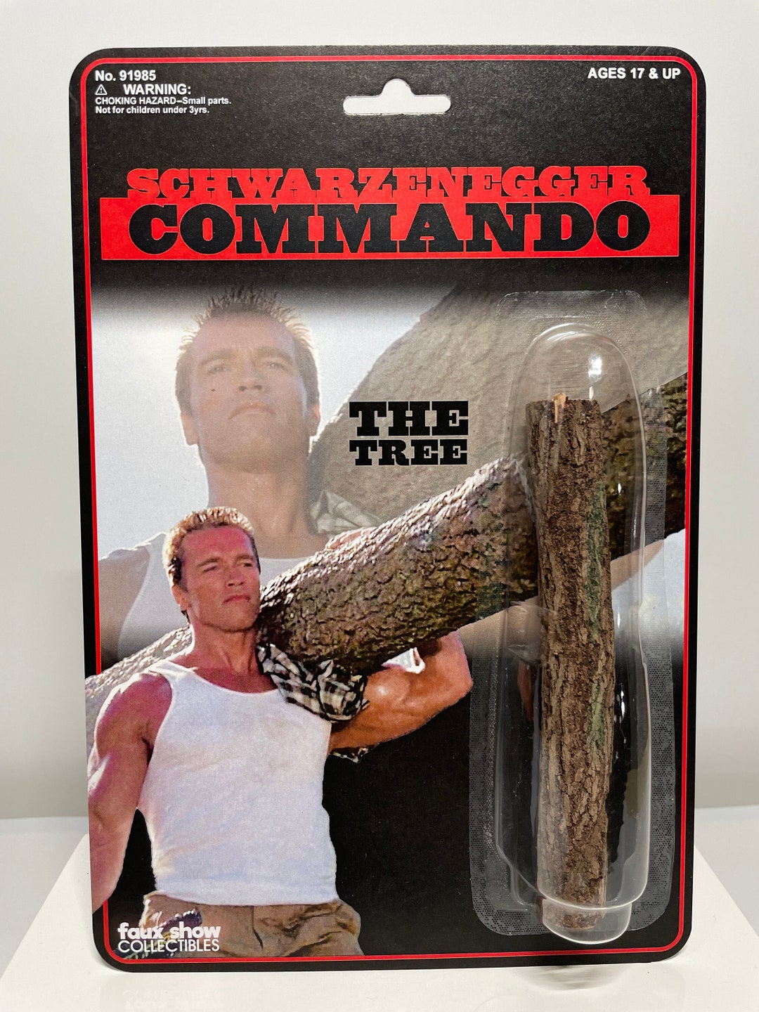 Commando Arnold Schwarzenegger the Tree Custom Movie Collectible 80's ...