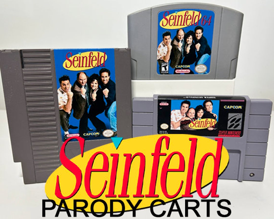 Seinfeld Nintendo Custom Parody Carts Choose NES, SNES, or N64. Made ...