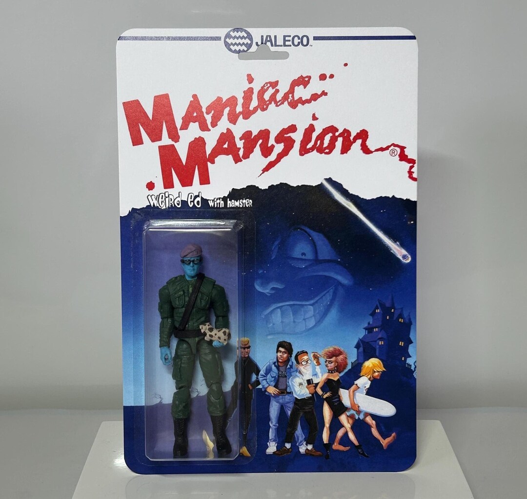 Maniac Mansion NES Custom Action Figure of Weird Ed Nintendo ...