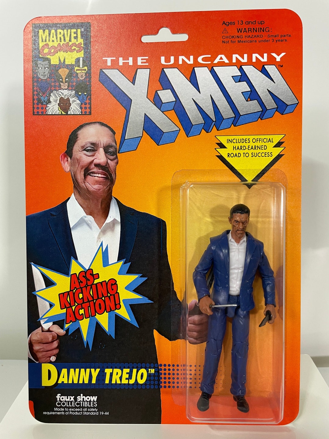 Danny Trejo on Retro Uncanny X-men Custom Action Figure Ass - Etsy