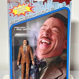 J. Jonah Jameson Laughing Action Figure – Spider-man 2, Internet Meme ...