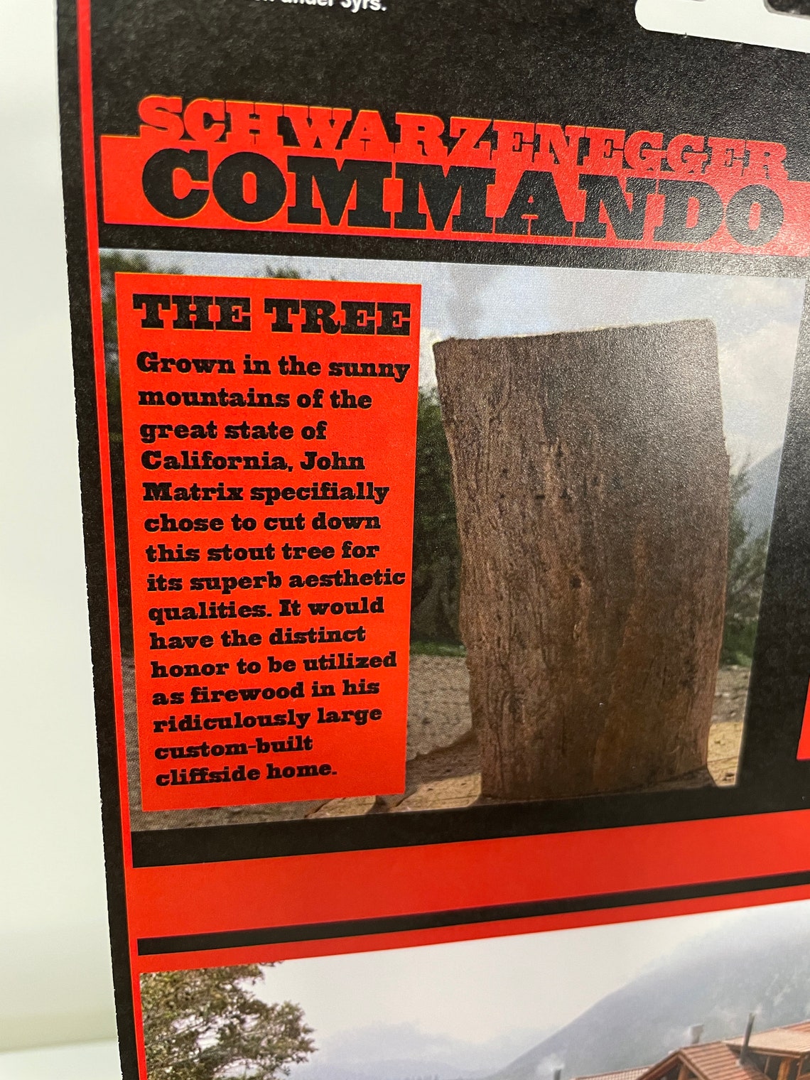 Commando Arnold Schwarzenegger the Tree Custom - Etsy