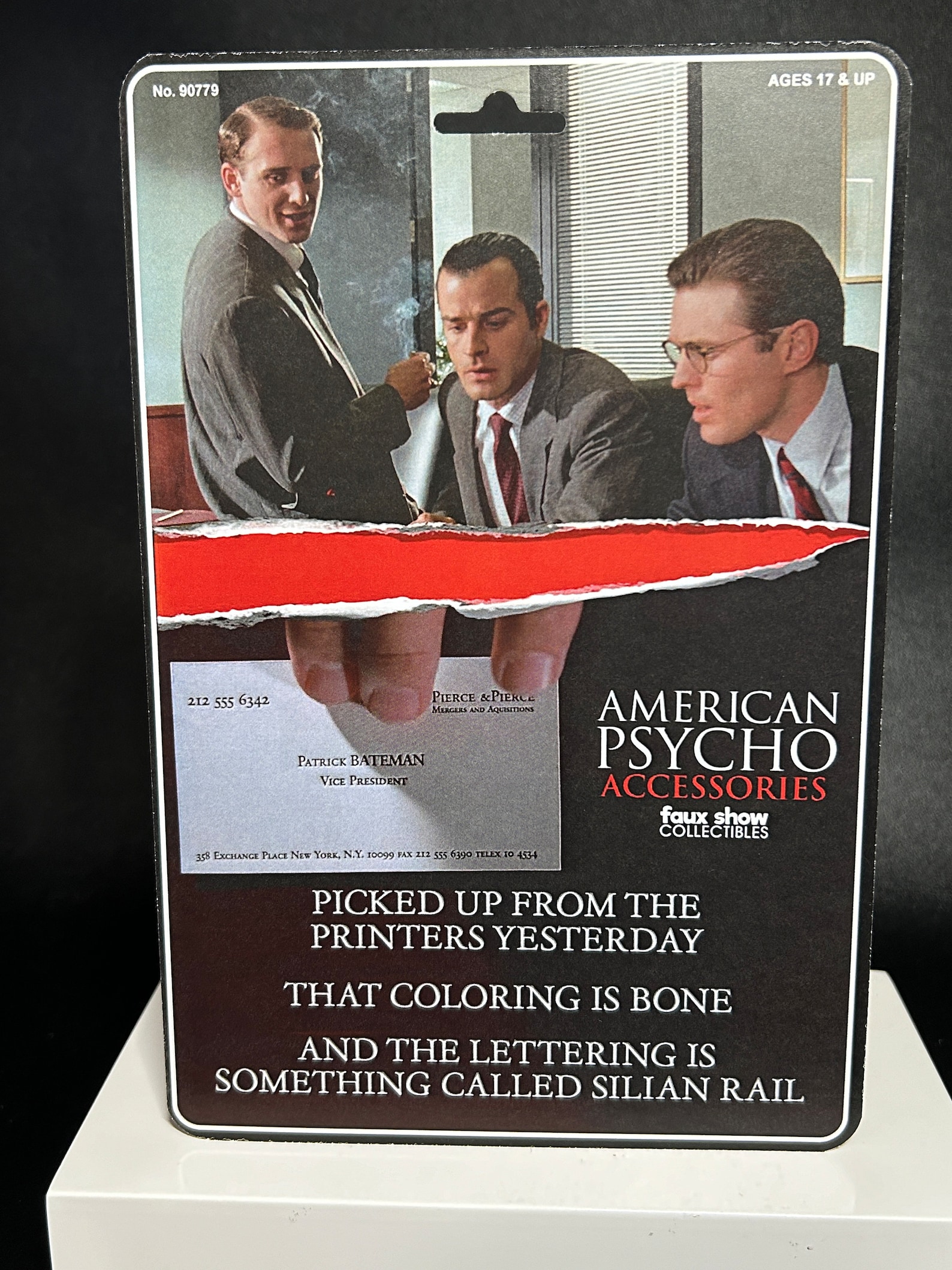 American Psycho Business Cards: Patrick Bateman or Paul Allen ...