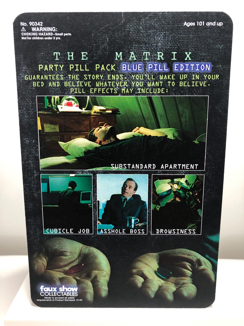 The Matrix Red Pill Blue Pill Party Pack: Sci-fi Collectible - Etsy
