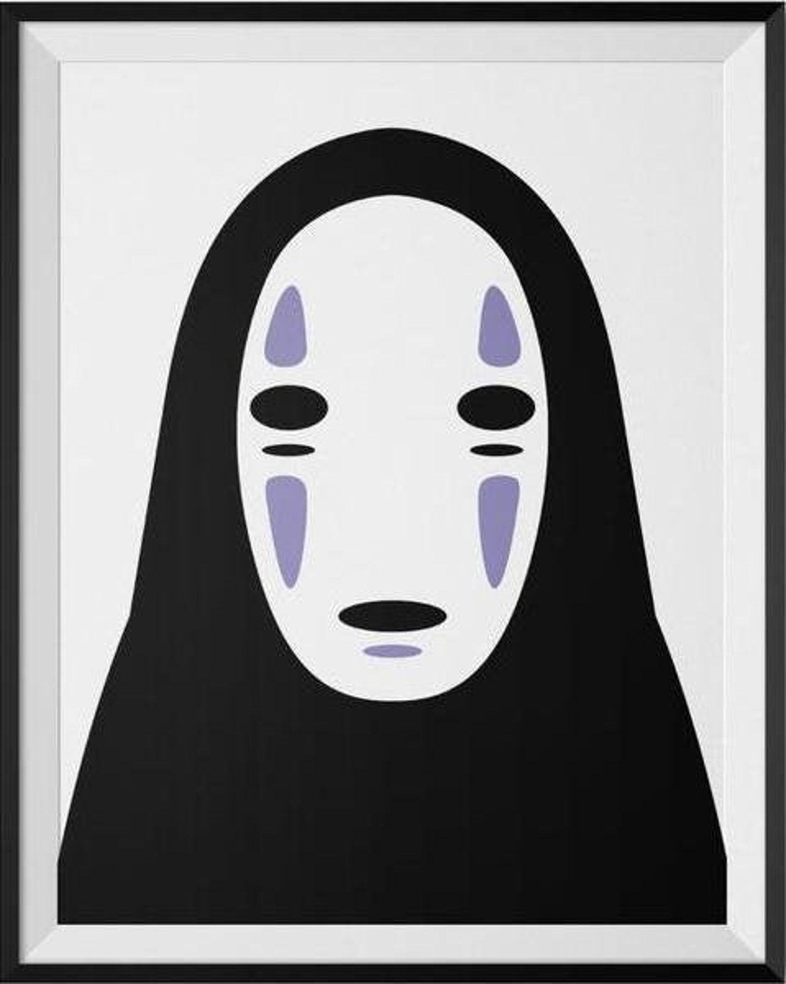 Studio Ghibli No Face Color Vinyl Decal/Sticker | Etsy