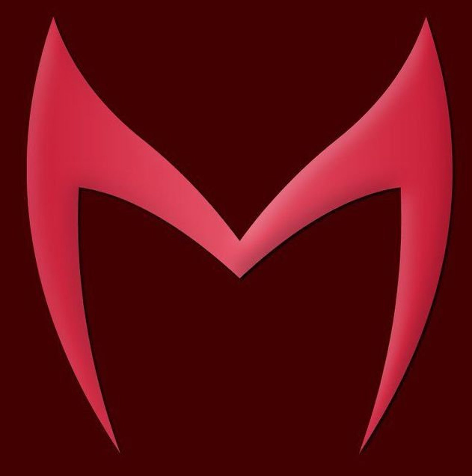 WandaVision Scarlet Witch Logo Color Sticker/Decal | Etsy