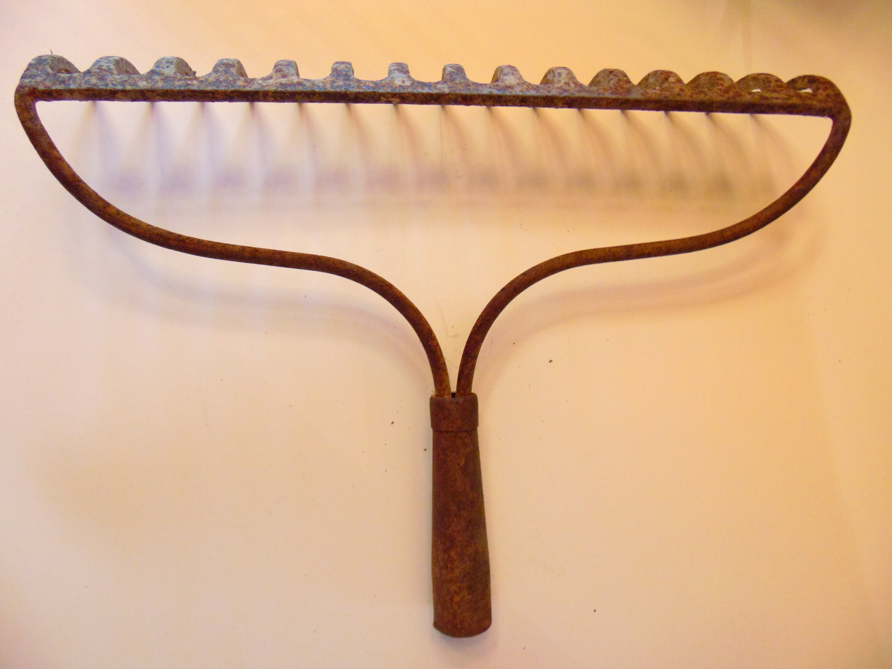 Vintage Rustic Stone or Garden Rake Head - Etsy