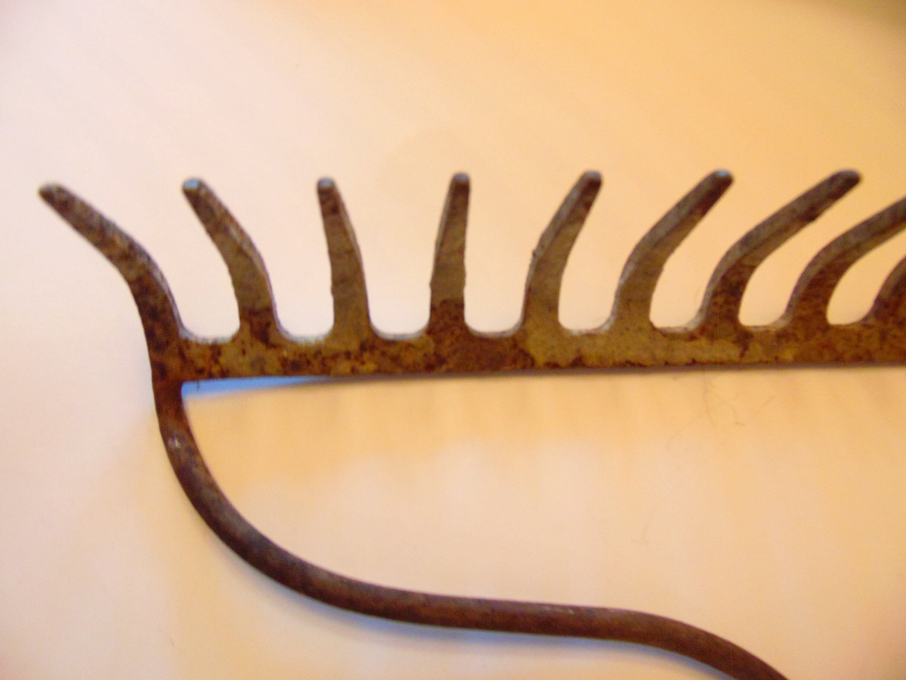 Vintage Rustic Stone or Garden Rake Head - Etsy