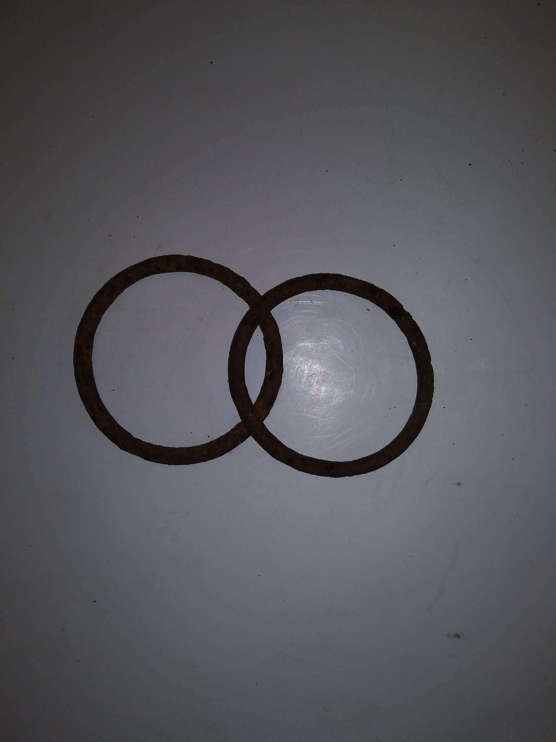 11 Vintage Iron Metal Ringsgarden Artsteampunkyard - Etsy