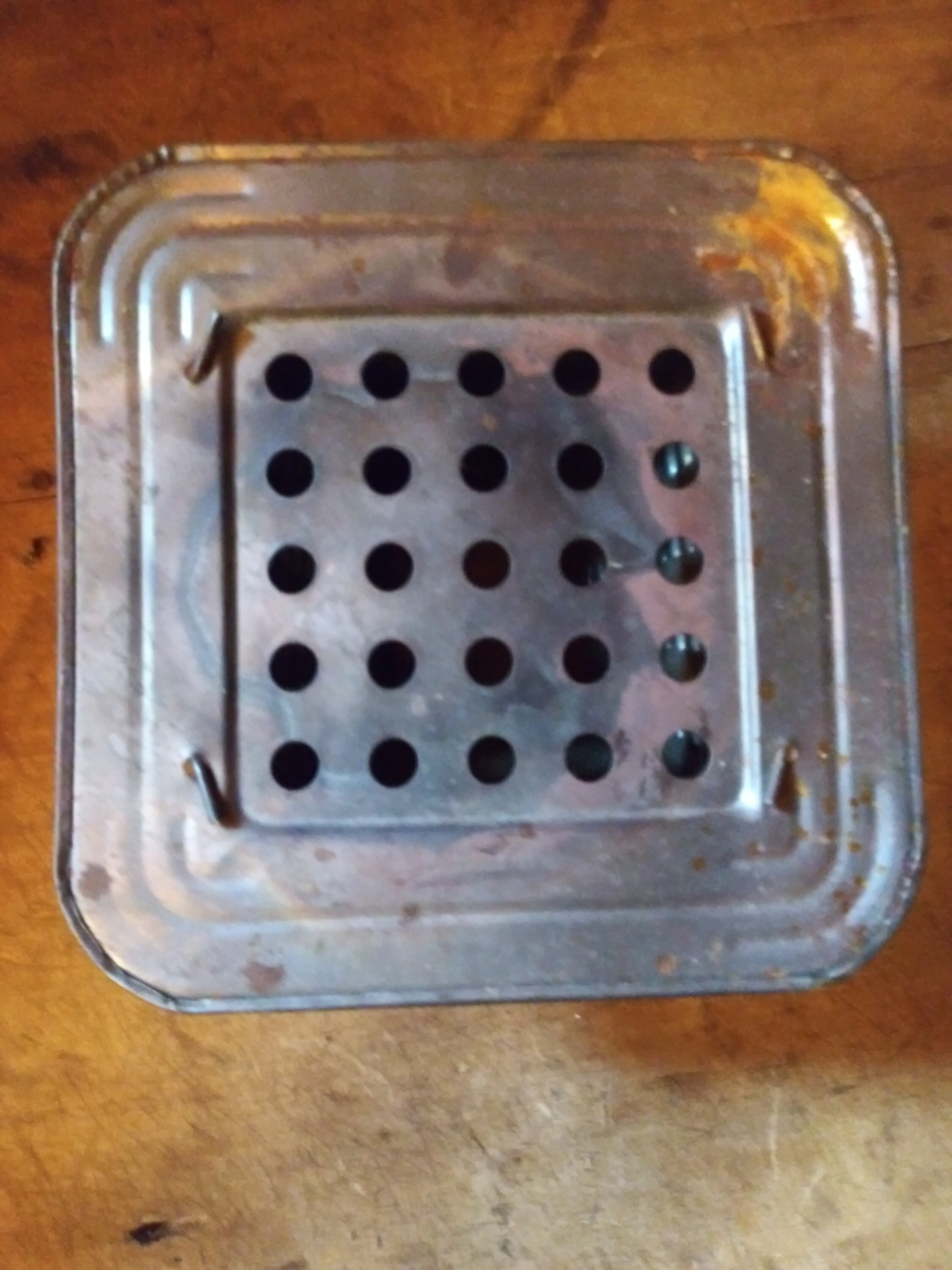 Vintage Primitive Tin Stovetop Toaster,farmhouse Decor,camping ...