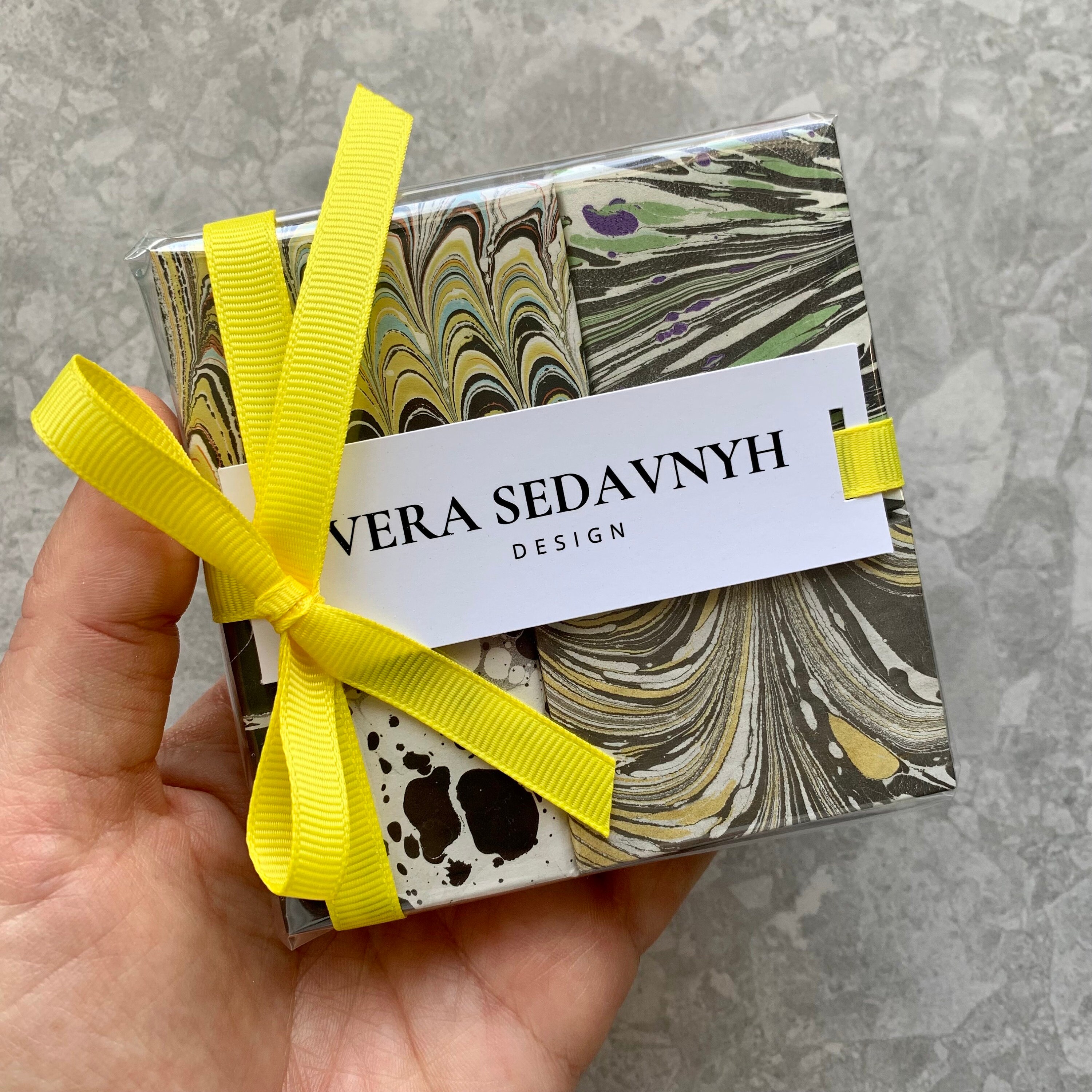 Matches Box Cute Set of 4 Matchboxes Matches Box Marbled - Etsy