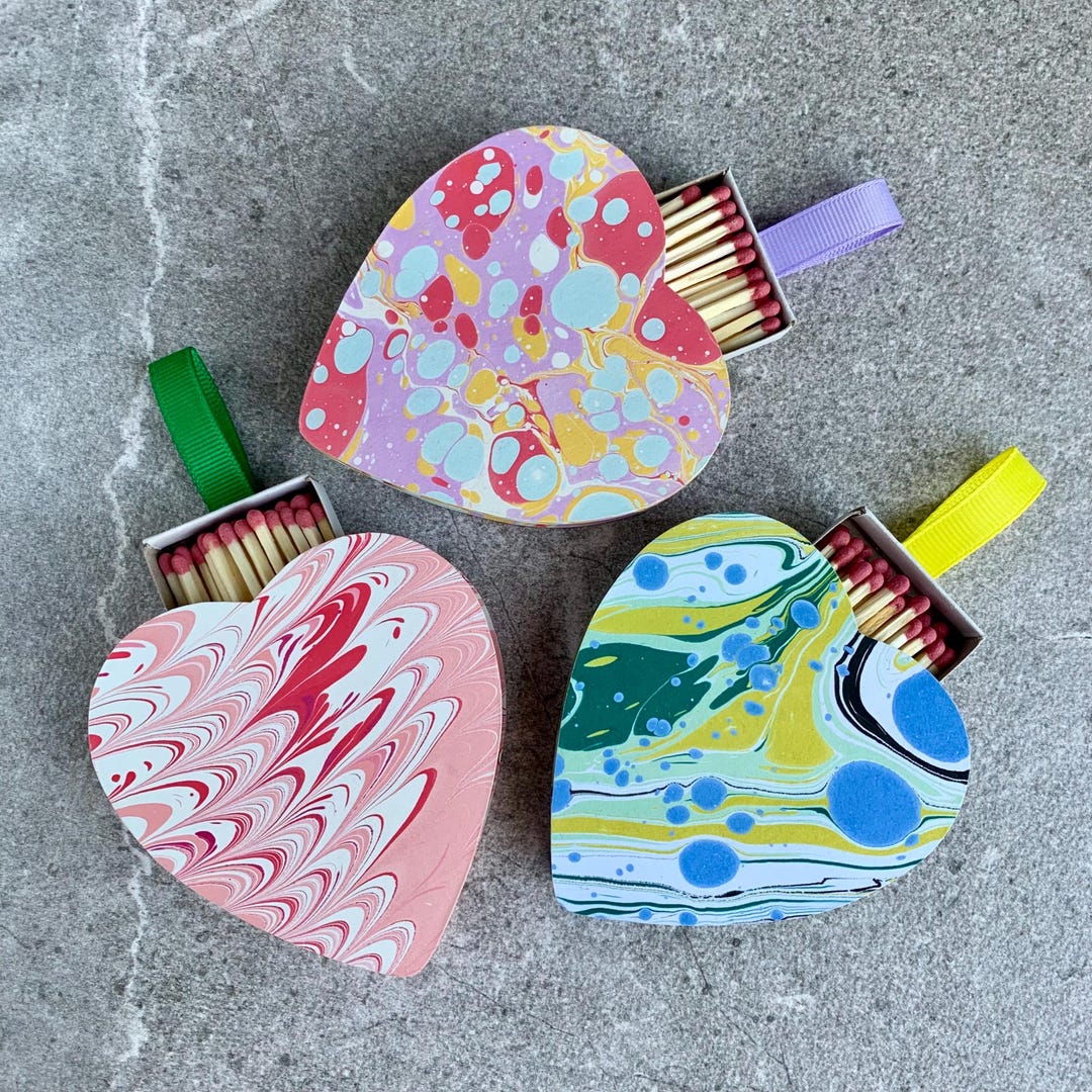 Elegant Heart Matchbox - Decorative, Personalized Gift for Weddings ...