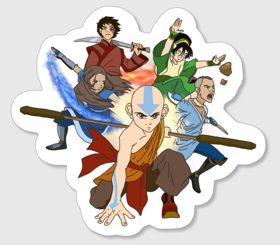 Avatar: the last airbender sticker | Etsy