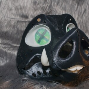 3D Printed Boar Fursuit Head Base With Moveable Jaw, Eyes, Teeth and ...