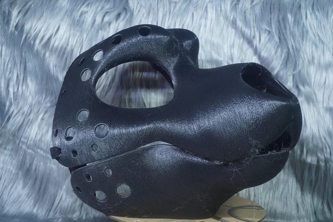 3d Printed Wolf Fursuit Head Base With Moveable Jaw MISPRINT - Etsy