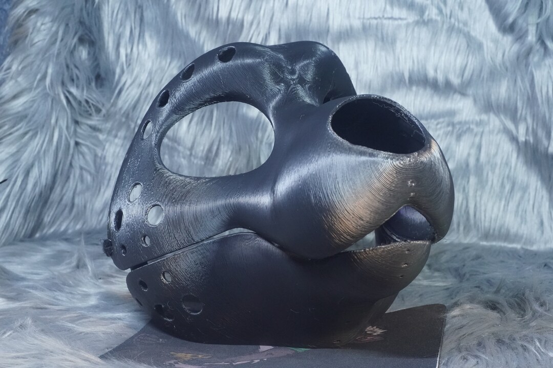 3d Printed Wolf Fursuit Head Base With Moveable Jaw MISPRINT - Etsy