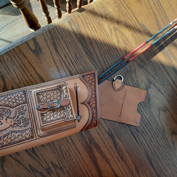 Leather Arrow Quiver - Etsy
