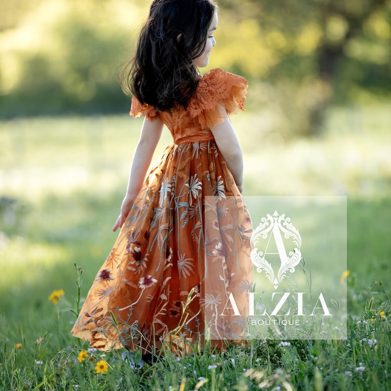 Pale Orange Wedding Dress - Etsy