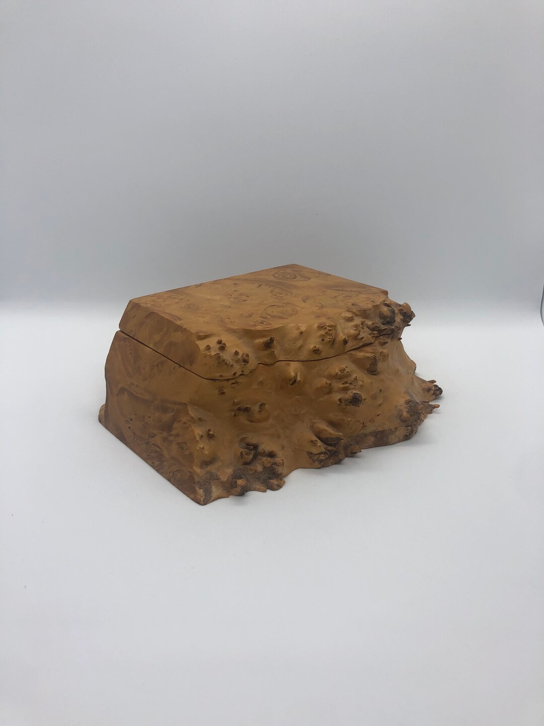 Michael Elkan Studio Craft Burl Wood Box - Etsy