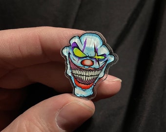 Clown Pin Badge - Etsy