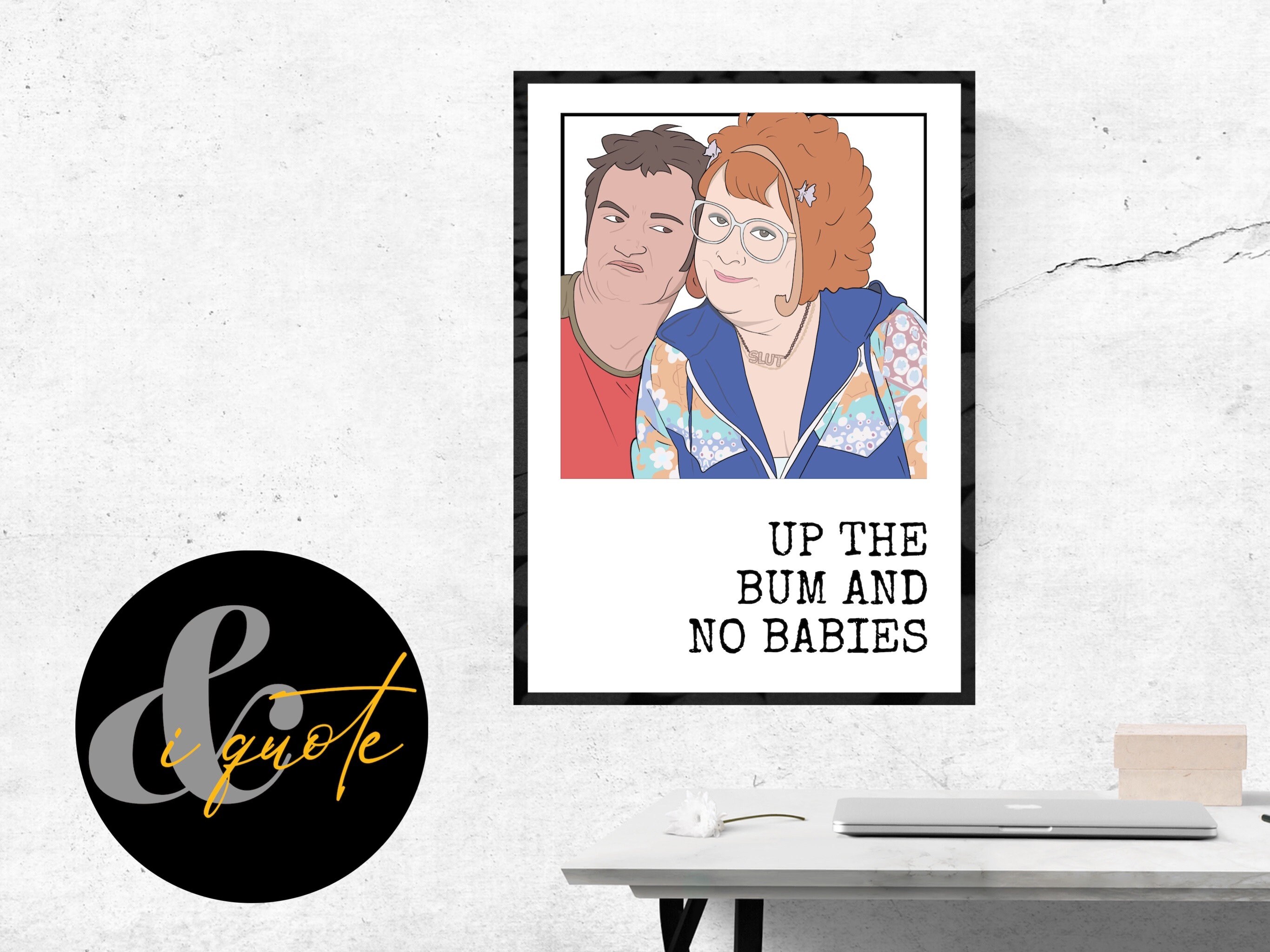 GIMME GIMME GIMME Funny Quote Poster Tom & Linda Colour - Etsy