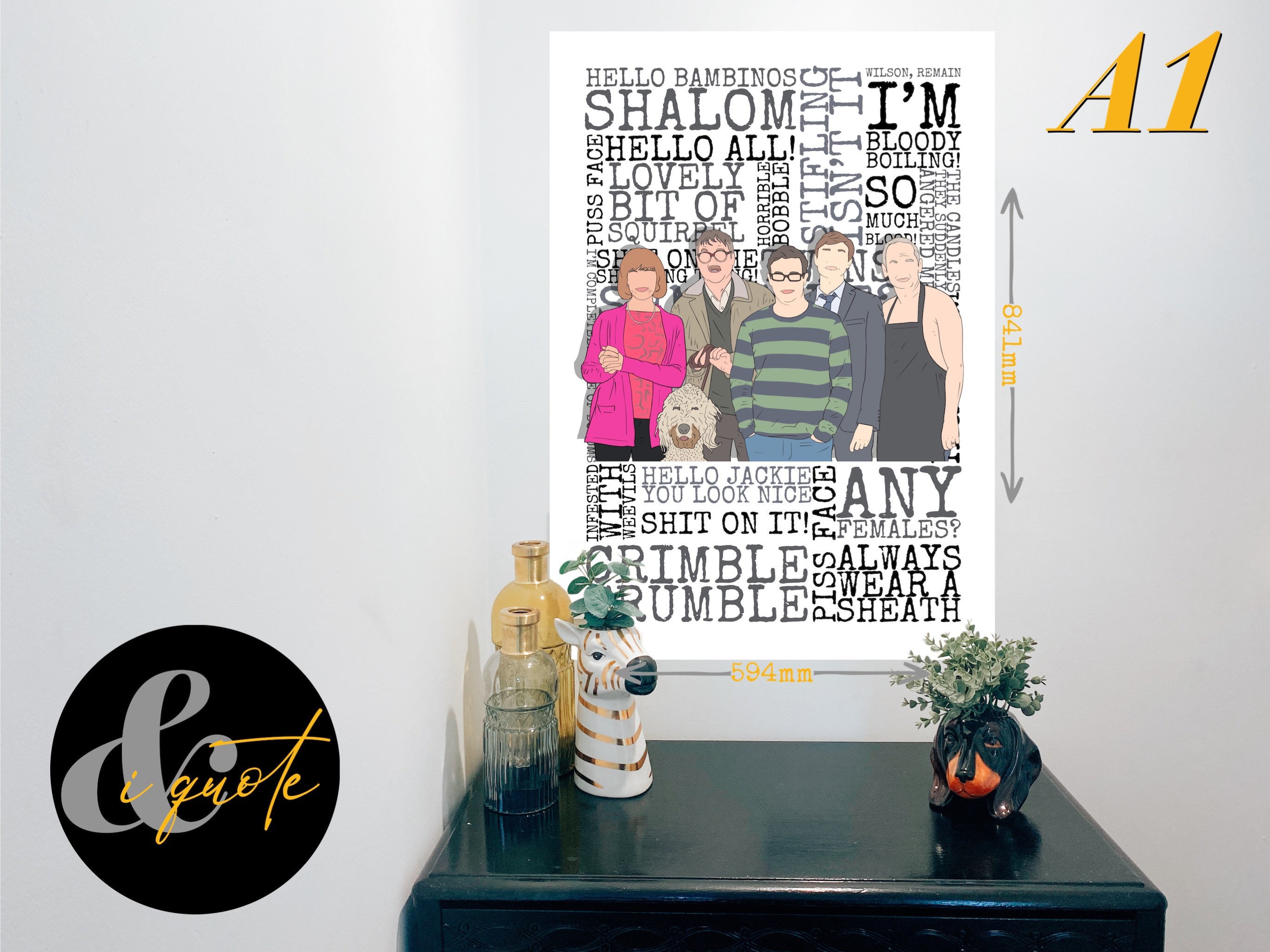 Friday Night Dinner Poster: Funny TV Quote Wall Art Print - Etsy