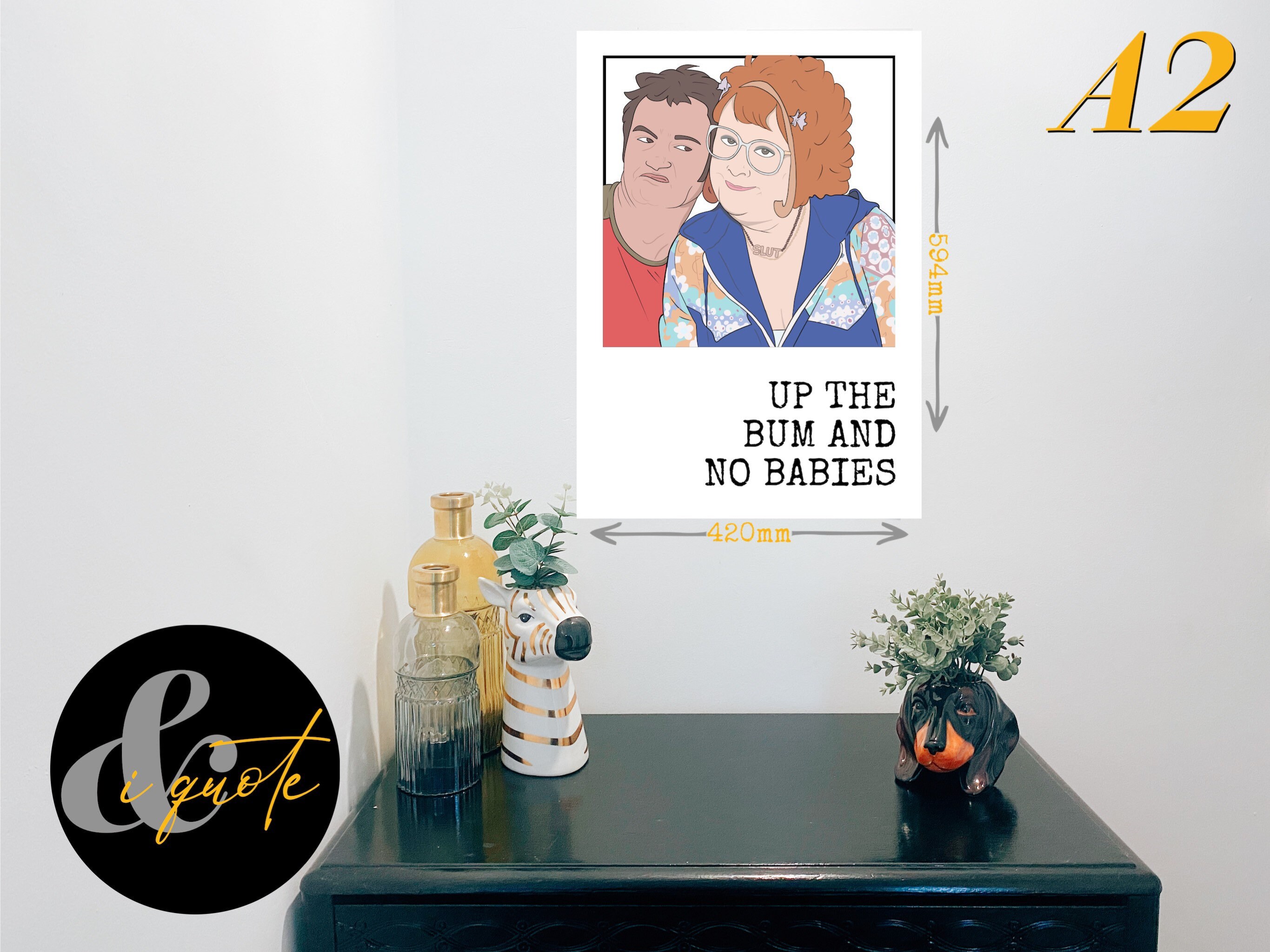 GIMME GIMME GIMME Funny Quote Poster Tom & Linda Colour - Etsy