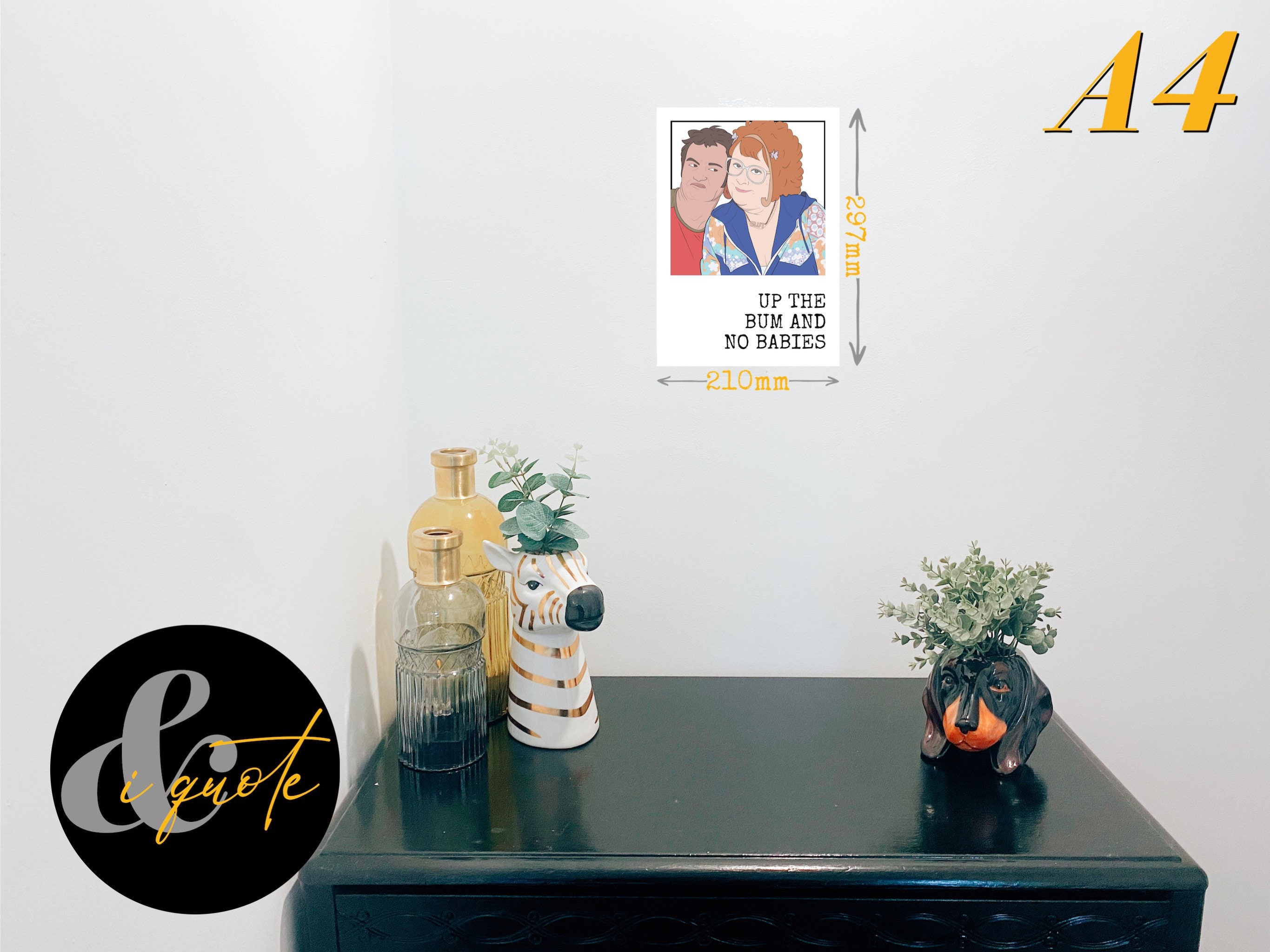 GIMME GIMME GIMME Funny Quote Poster Tom & Linda Colour - Etsy