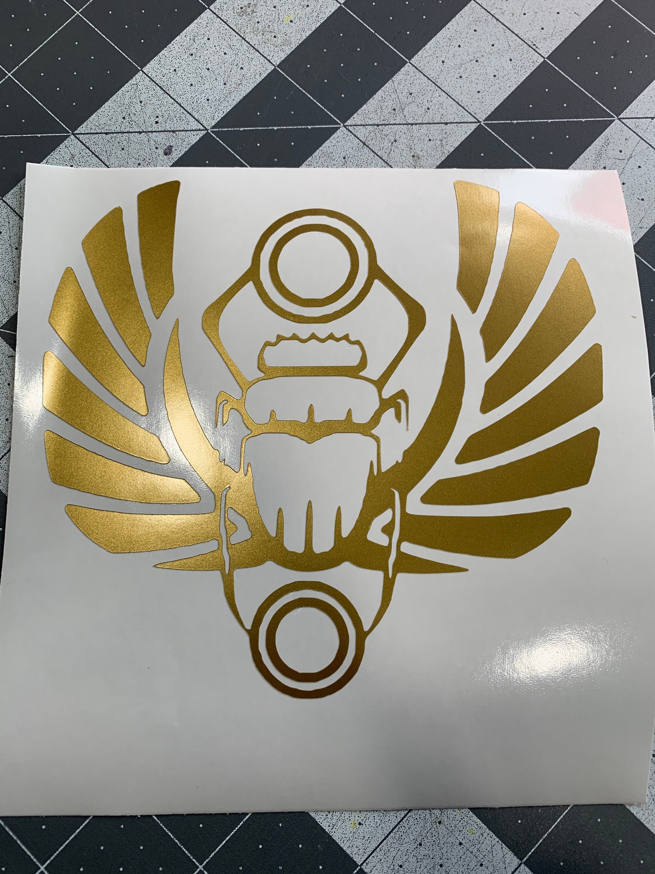 Egyptian Scarab Beetle Decal, Gold Vinyl Decal, Car Window Decal ...